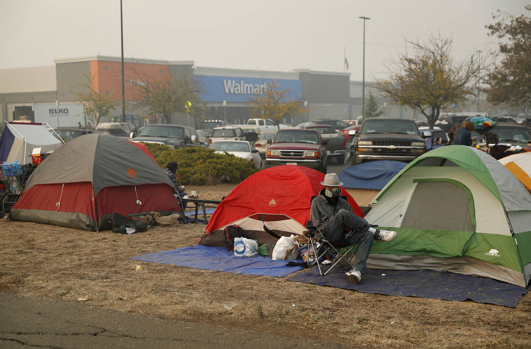 American climate refugees living in tents and cars after Paradise ...