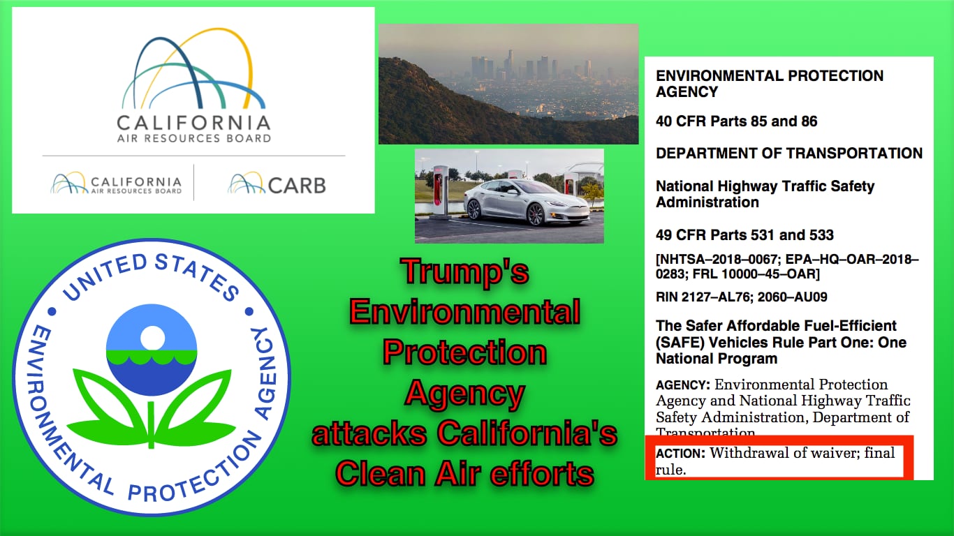 NYC, LA, DC and 23 states sue EPA over rescinding emissions standards ...